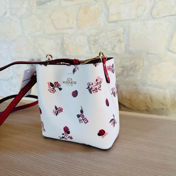 Coach | Bags | Coach Ladybug Floral Small Buckets Crossbody Handbag Nwt ...